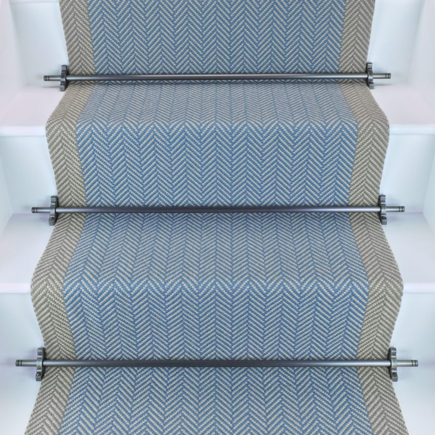 Felton Border - Marlin Blue - Off The Loom