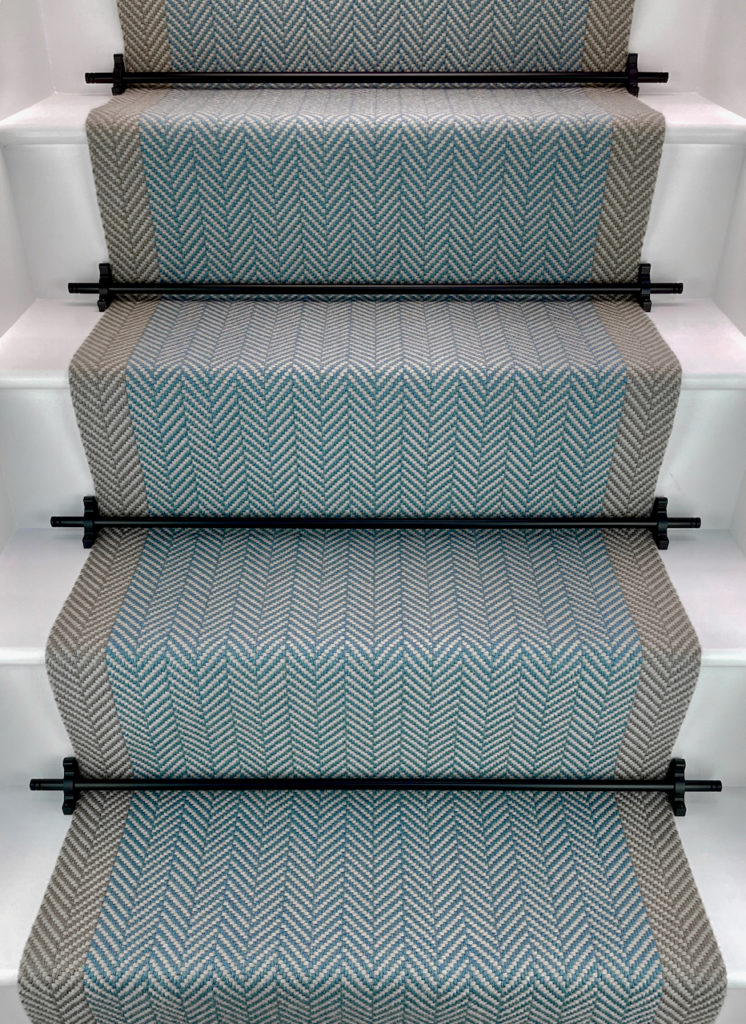 Felton Border - Marlin Blue - Off The Loom